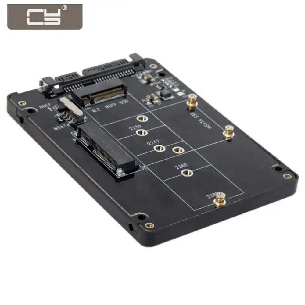 FOR M.2 NGFF B-key mSATA SSD to SATA 3.0 for Adapter Converter Case ...
