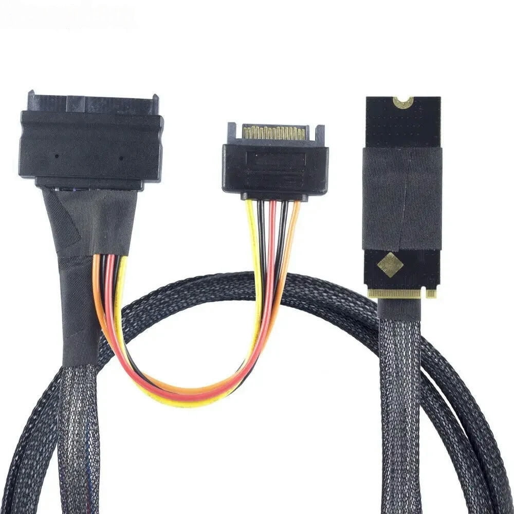 FOR M. 2 SFF-8643 to U.2 SAS SFF-8639 with SATA 15P server connection cable - Walmart.com
