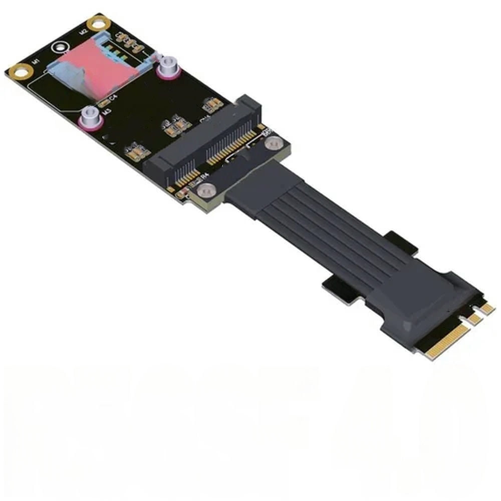 FOR M.2 WiFi A.E Key To Mini Pcie 4.0 Wireless Network Card Adapter ...