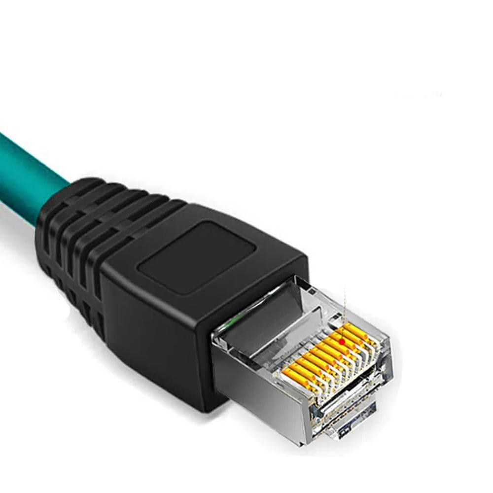 FOR M12 to RJ45 Wire 4 D-type code Cable industrial camera Ethernet ...