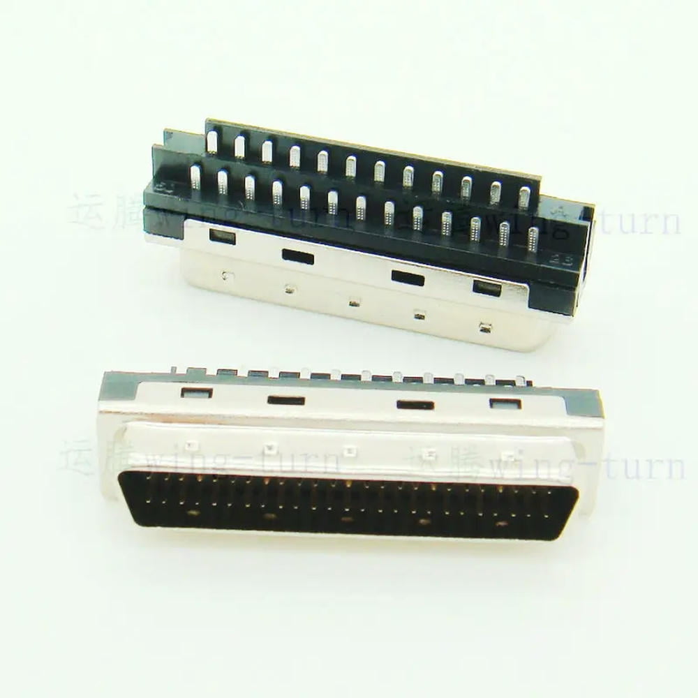 FOR MD50M-AS SCSI Connector Iron Shell Type HPDB50 HPDB 50Pin Cored ...