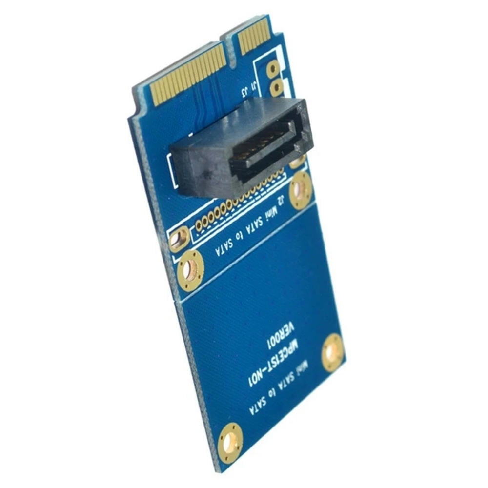 FOR MSATA To SATA Adapter Card Motherboard Mini PCIE To 7PIN SATA SSD ...