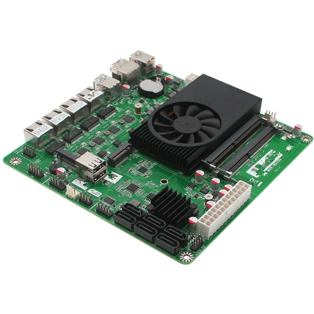 FOR MW-NVR-N5105 Soft Route Nas Main Board 4 2.5g Network Ports 6 Sata ...