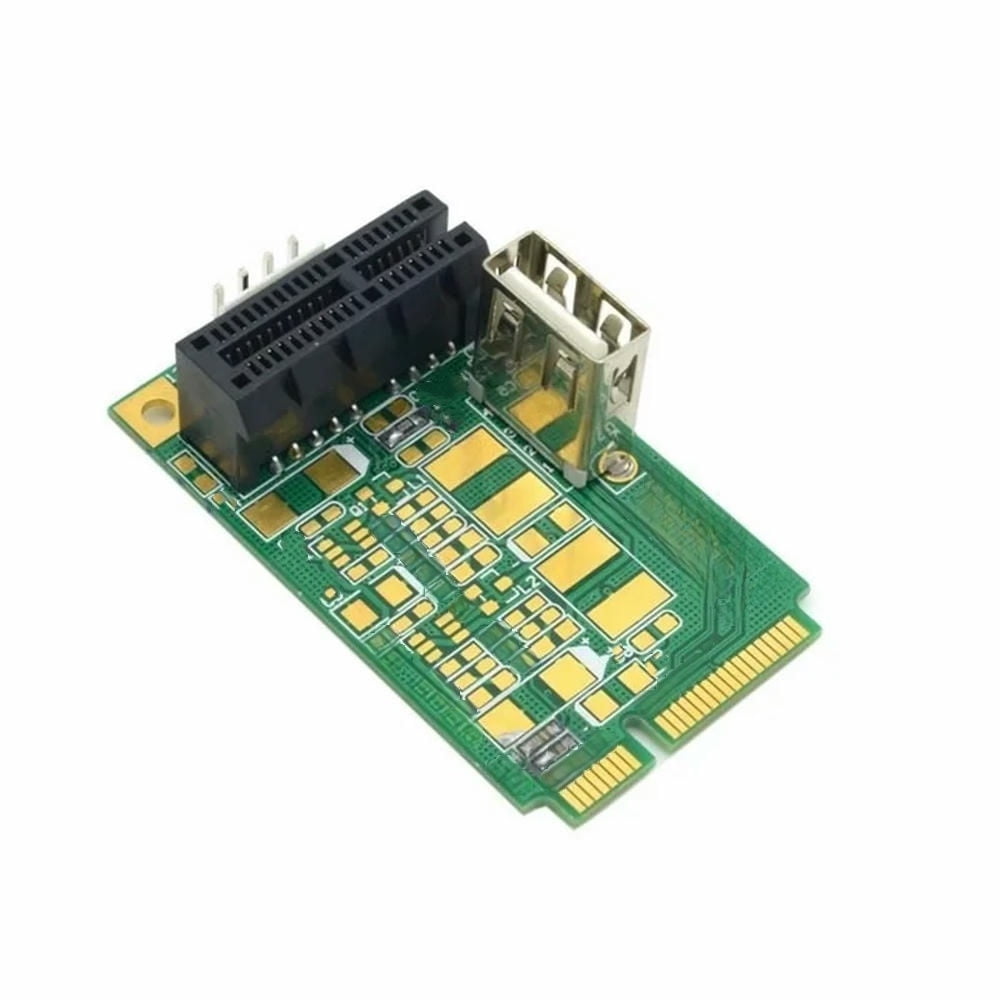 FOR Mini PCI-E to PCI-E x1 pci Express 1X Extension Cord mini pcie to ...