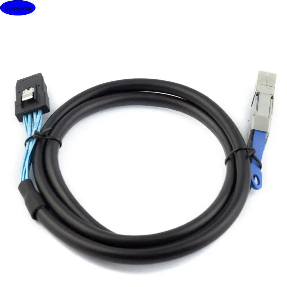 FOR Mini SAS HD SFF-8644 with IC to SAS HD SFF-8087 server overlay cable - Walmart.com