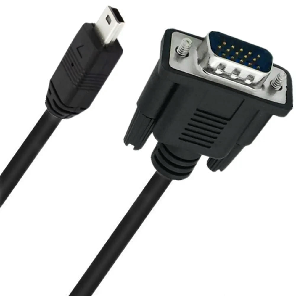 FOR Mini USB Male 5 pin To VGA D-SUB 15 Male Adapter Cable For Mobile DVD EVD 1.5m - Walmart.com