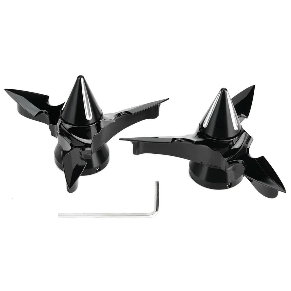 FOR Motorcycle Spinning Front Axle Cap Nut Cover for Road Glides ...