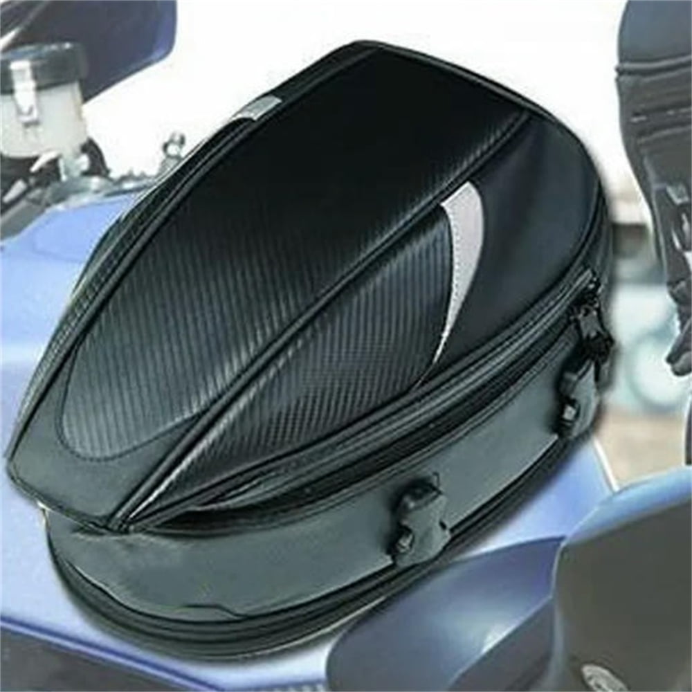 FOR Motorcycle Tail Bag Waterproof Luggage Storage Ex ble Backpack Rear ...