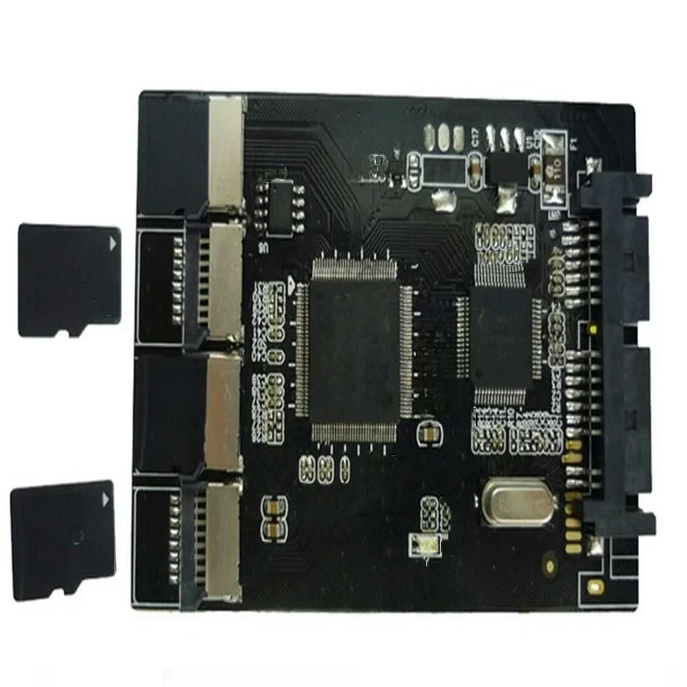 FOR Multi Micro SD Card to Micro SATA adapter card 1.8" hdd case with ...