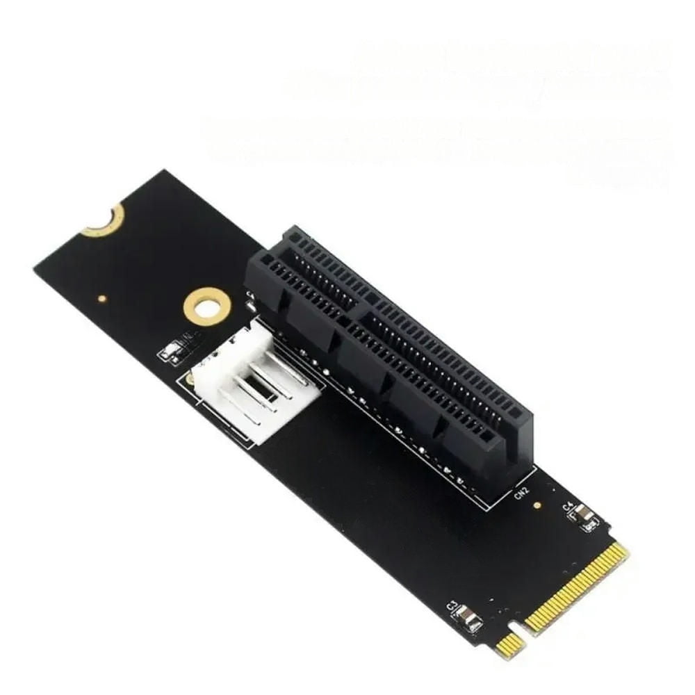 FOR NGFF M.2 To PCI-E 4X Riser Card M2 M Key To PCIe X4 Adapter With ...