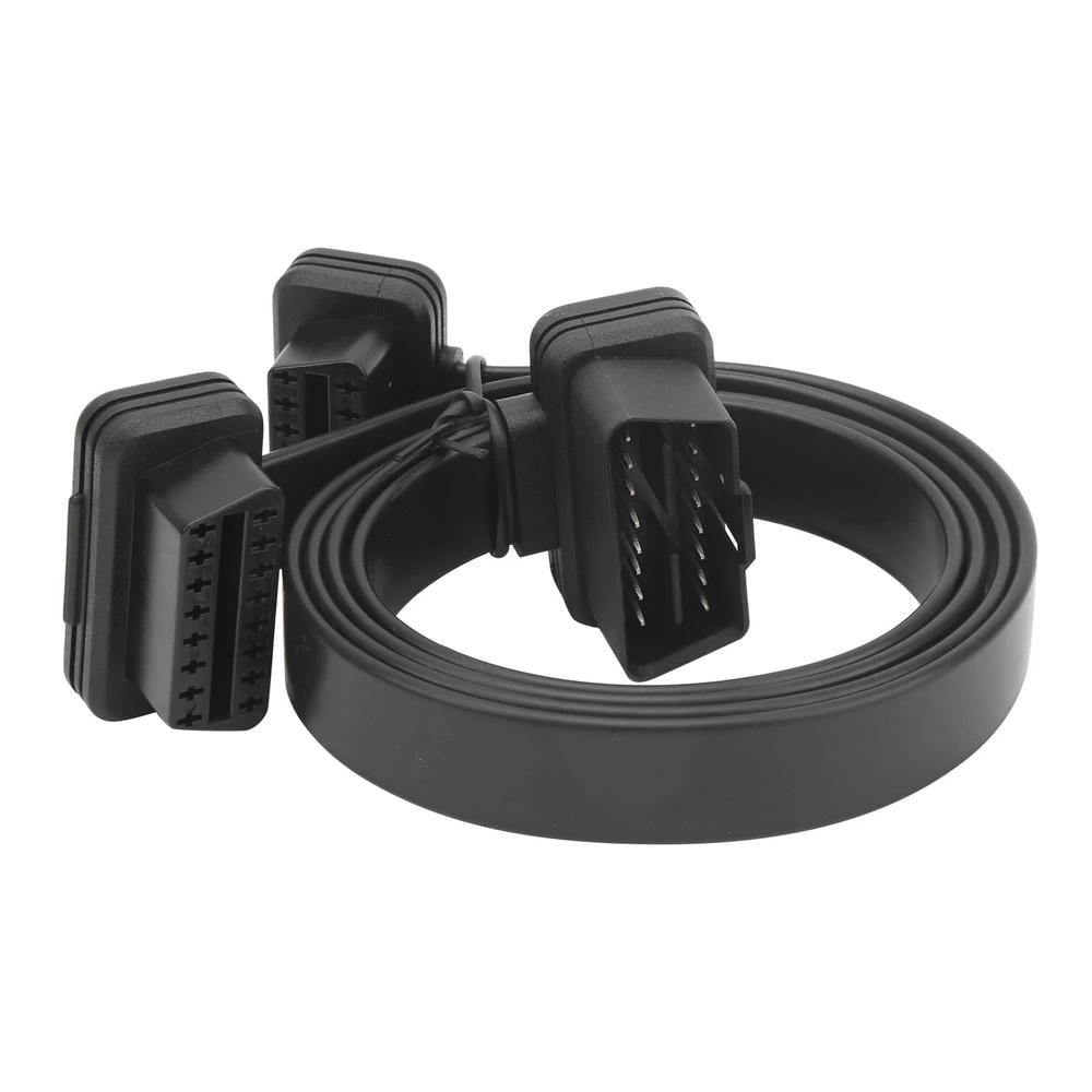 FOR OBD Extension Cable 16Pin Connector Diagnostic Tool Male to Dual ...