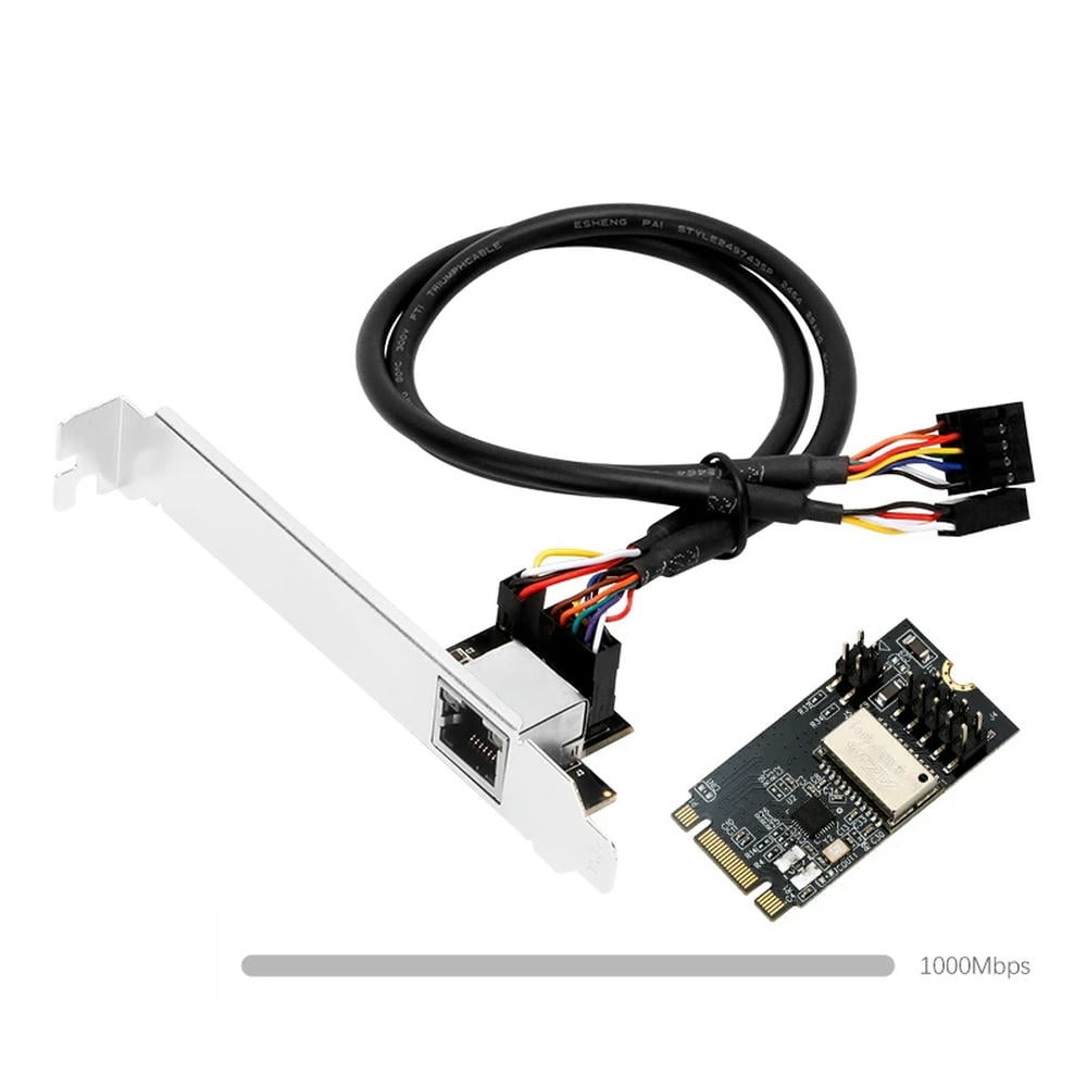 FOR PCI-E M.2 To Gigabit NVME Network Port RTL8111H 1000Mbps Drive ...