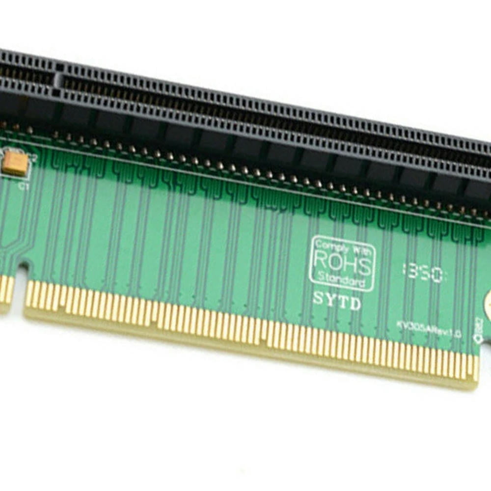 FOR PCI-E PCI Express 16X 90 Degree Adapter Riser Card For 2U Computer ...