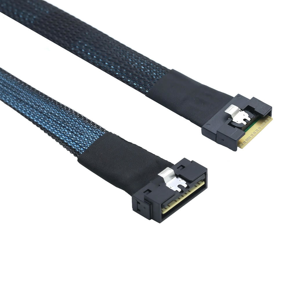 FOR PCI-E SAS 4.0 LP Low profile SFF-8654 8i 74pin to SFF-8654 74Pin ...