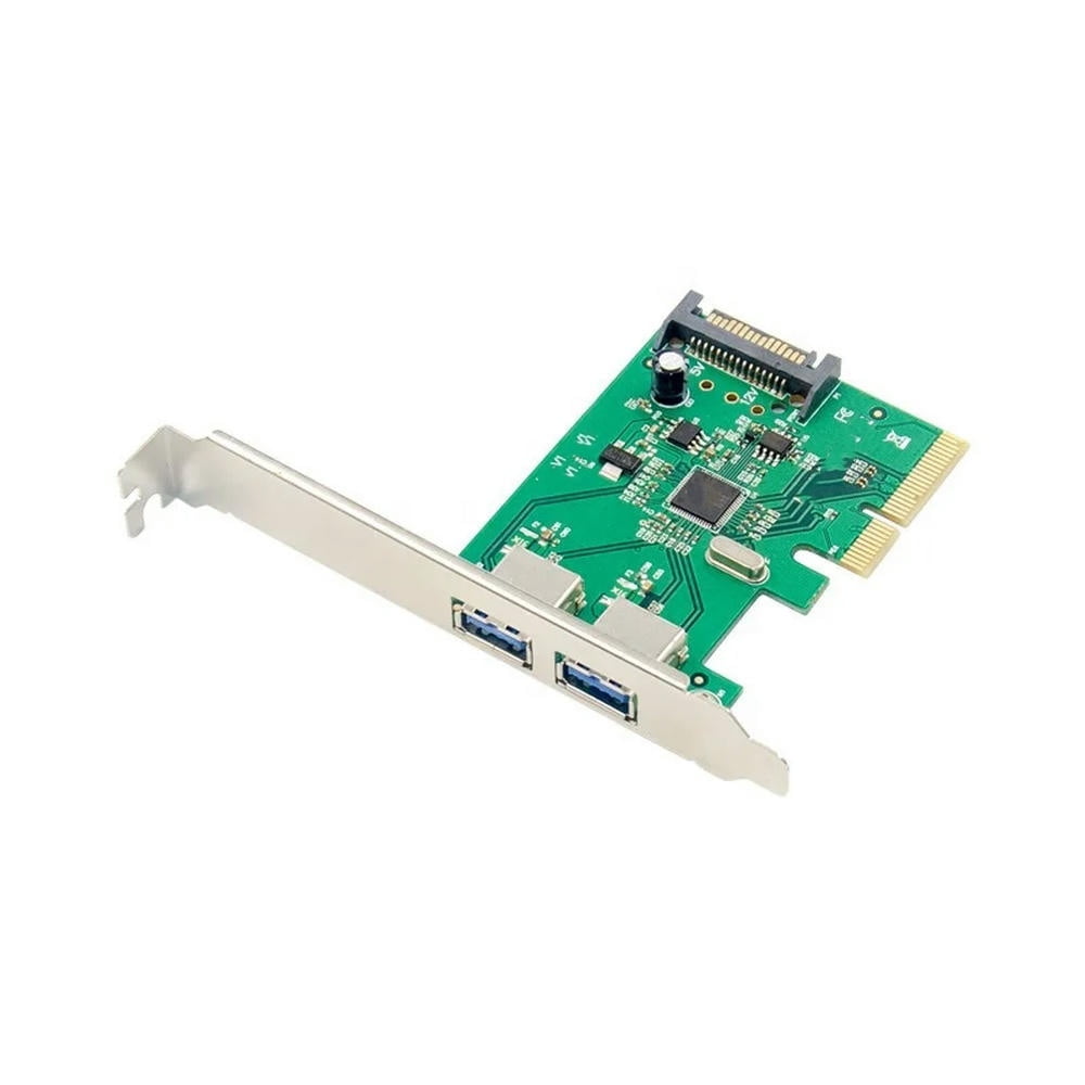 FOR PCI-E To 2 Ports USB 3.1 Adapter card PCI Express 1x Type-A 2 Port ...