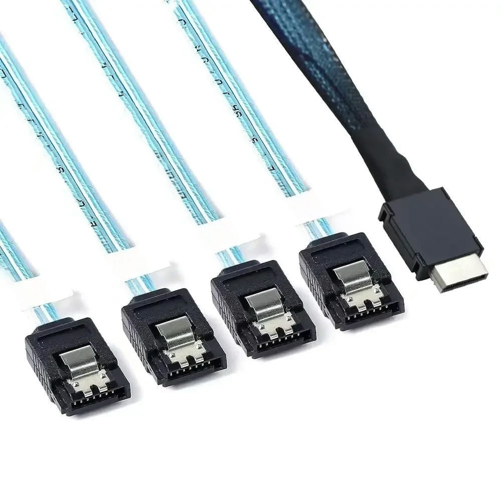 FOR PCI-Express SAS SFF-8611 4i to 4 SATA server conversion cord ...