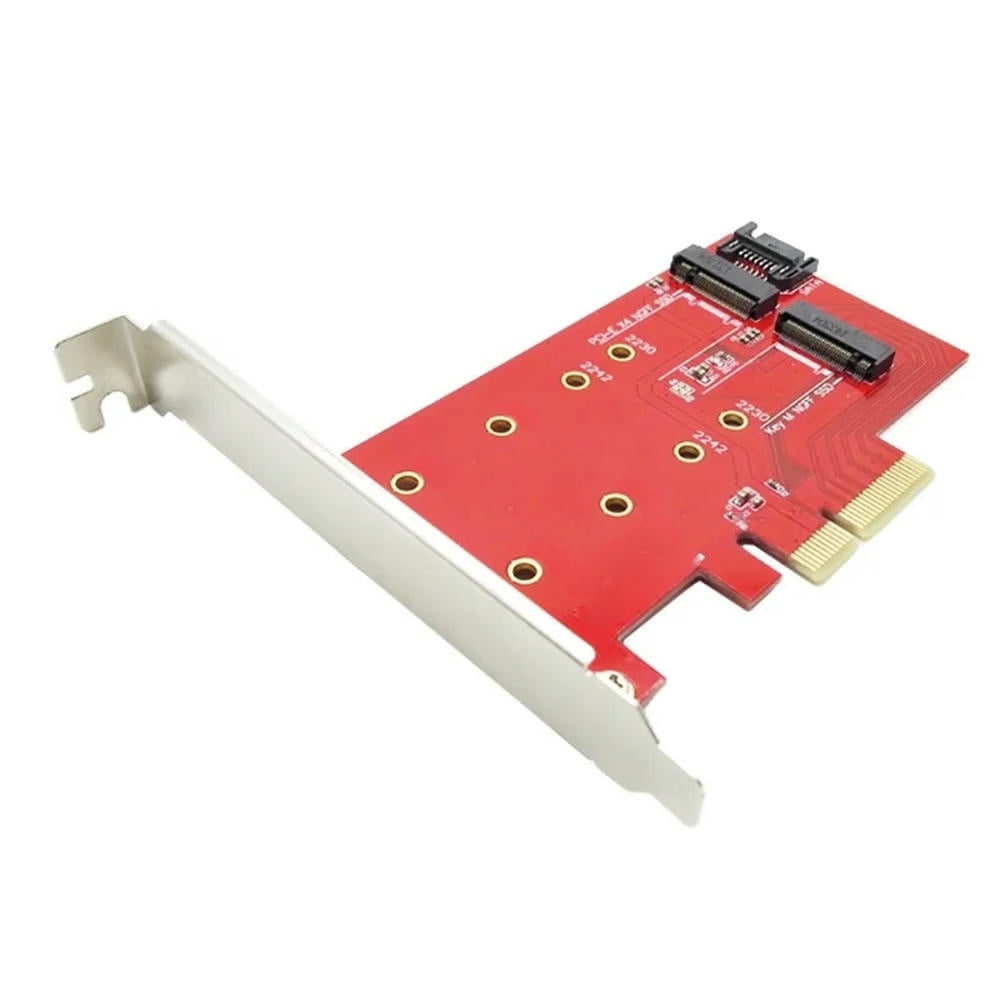 FOR PCI-e X4 to NGFF (M.2) SSD Adapter Card PCIe ngff Adapter Extension ...