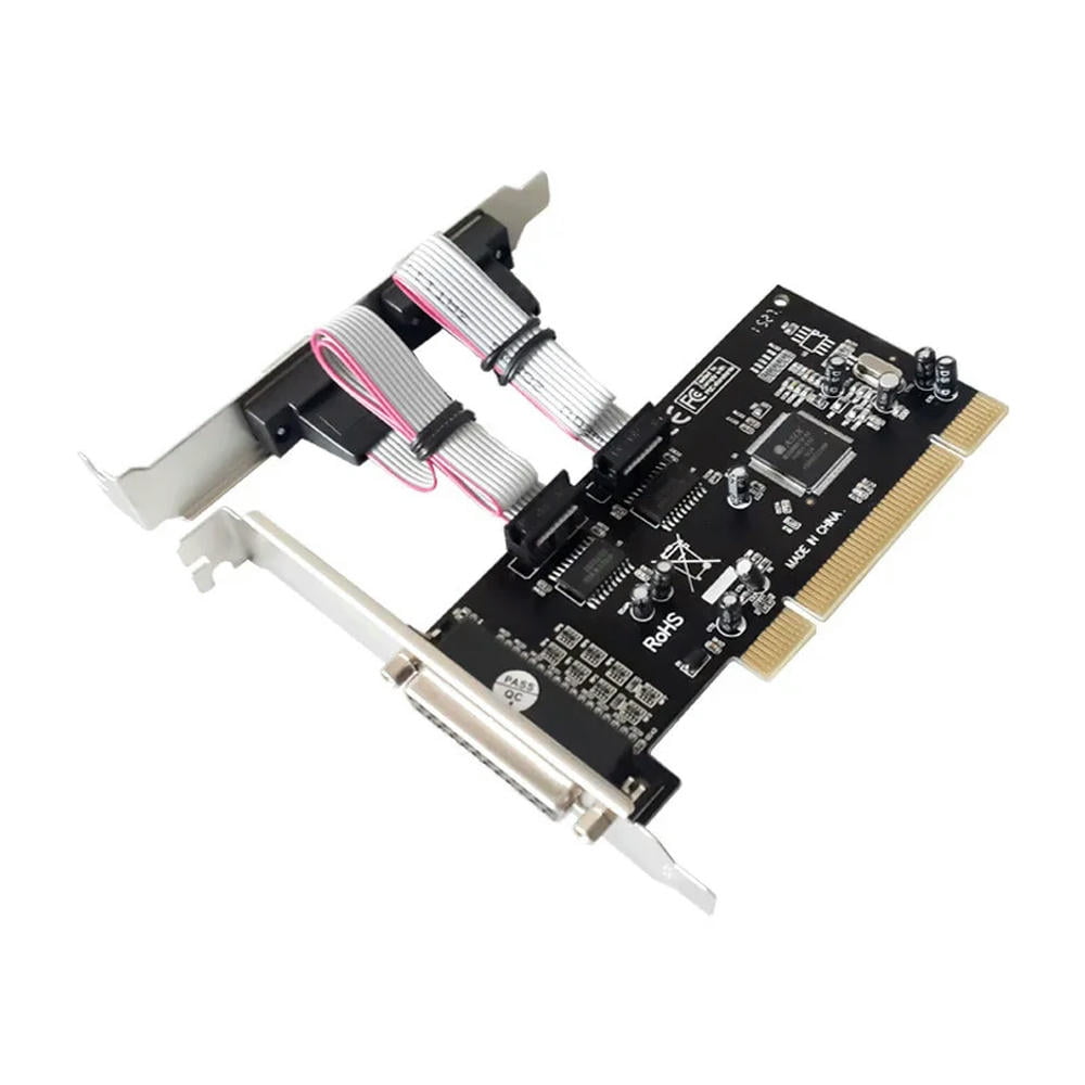 FOR PCI to 2 port RS232 RS-232 Serial Port COM DB25 Printer Parallel ...
