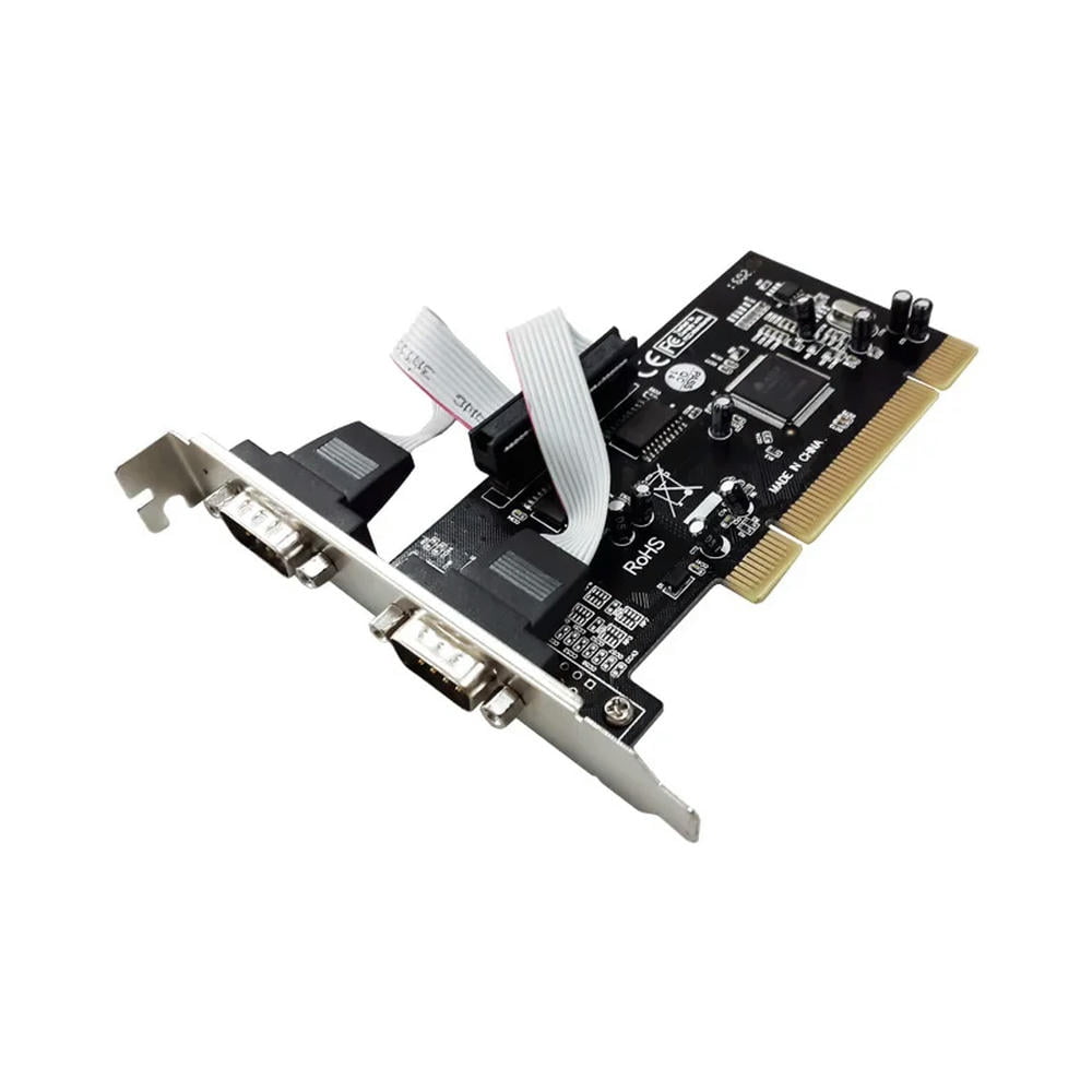 FOR PCI to 2 port Serial ports controller card DB9 RS-232 9865 PCI ...