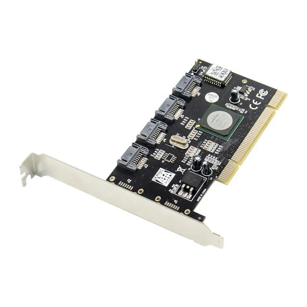 FOR PCI to 4 Ports SATA Serial ATA RAID Converter Controller I/O Card ...