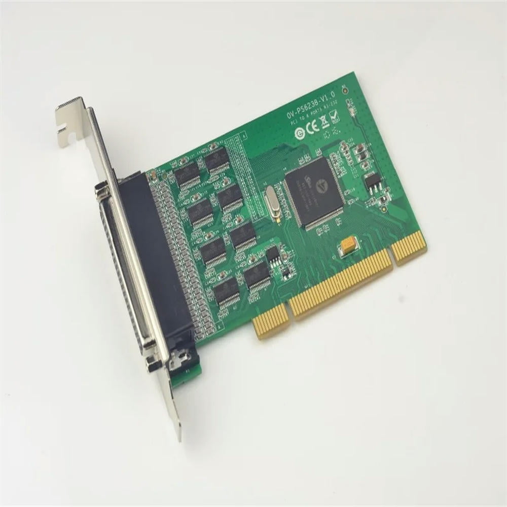 FOR PCI to 8 Port RS232 Serial Expansion Card Adapter ESD Protection w/Fan-Out Cable DB9 COM ...