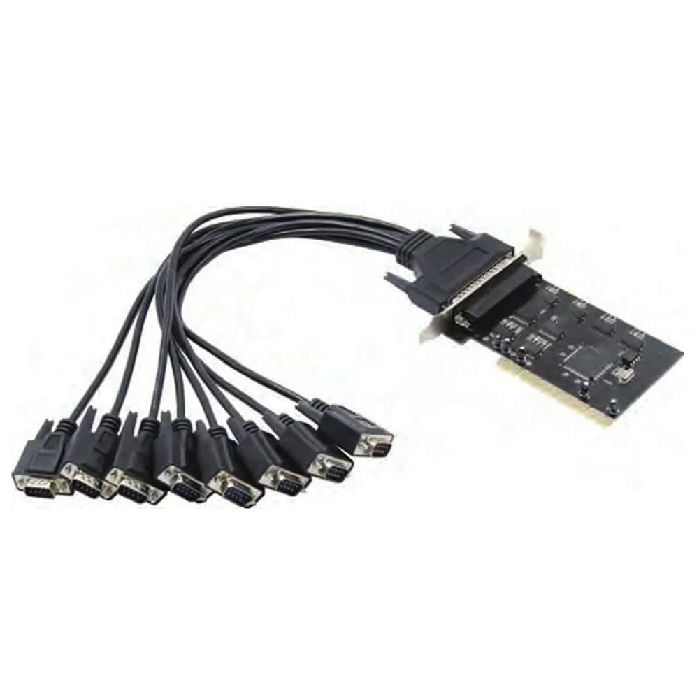FOR PCI to 8 port DB9 RS232 Serial card 8 Ports PCI RS232 COM DB9 Multi ...