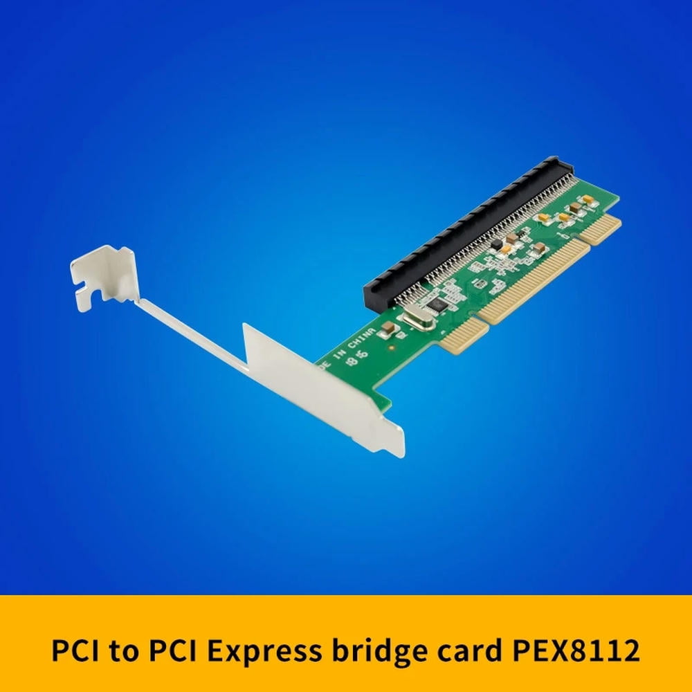 FOR PCI to PCI Express X16 Conversion Card Adapter PXE8112 PCI-E Bridge Expansion Card PCIE to ...
