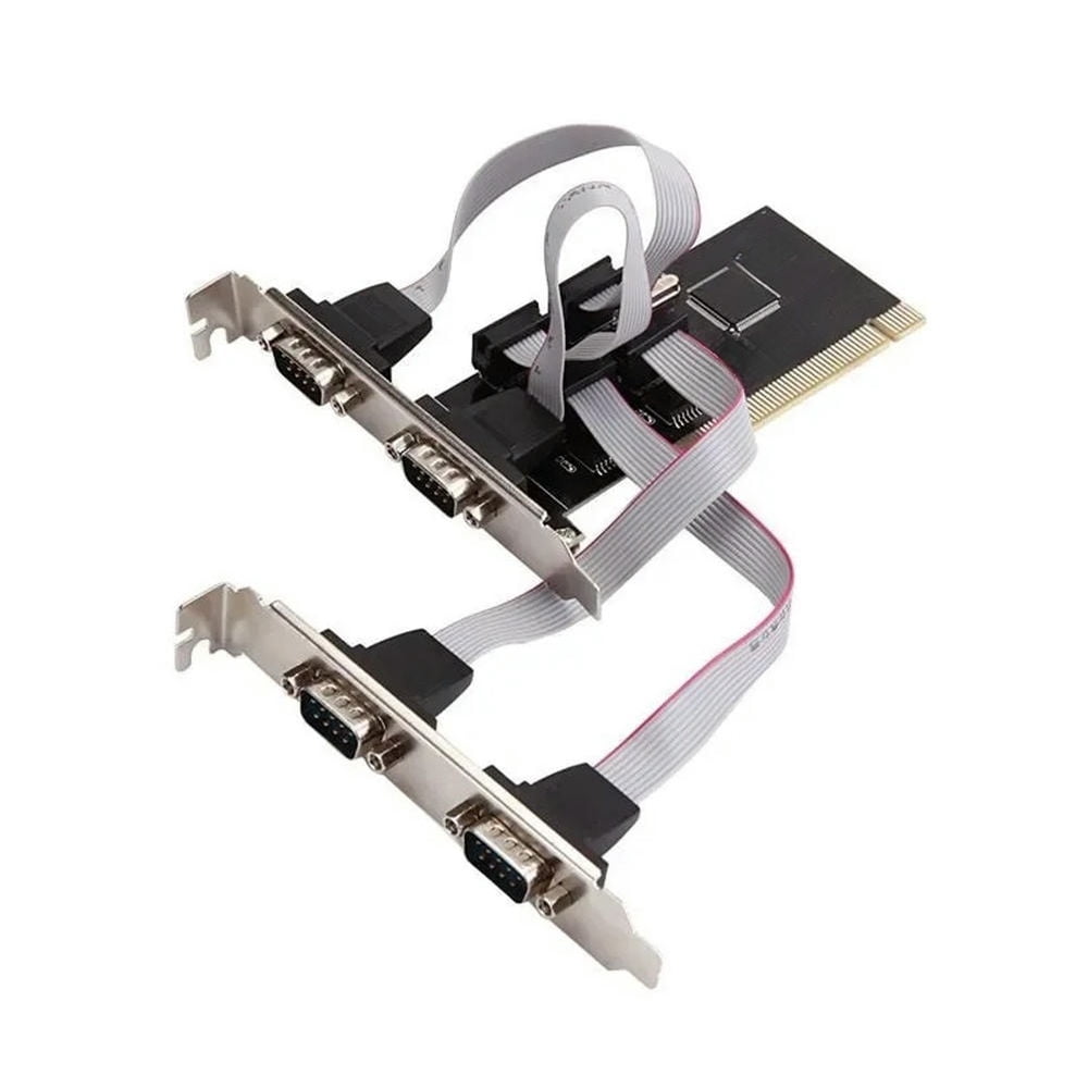 FOR PCI to serial port COM RS232 db9 4 serial port 9pin PCI expansion ...