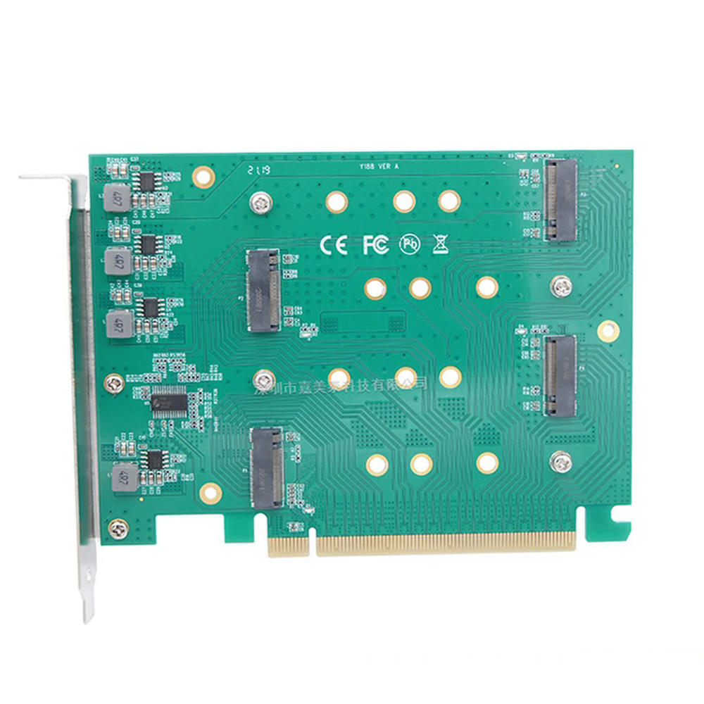 For Pcie 3 0 X16 To 4 Nvme M 2 M Key Bifurcation Pcie Function Raid