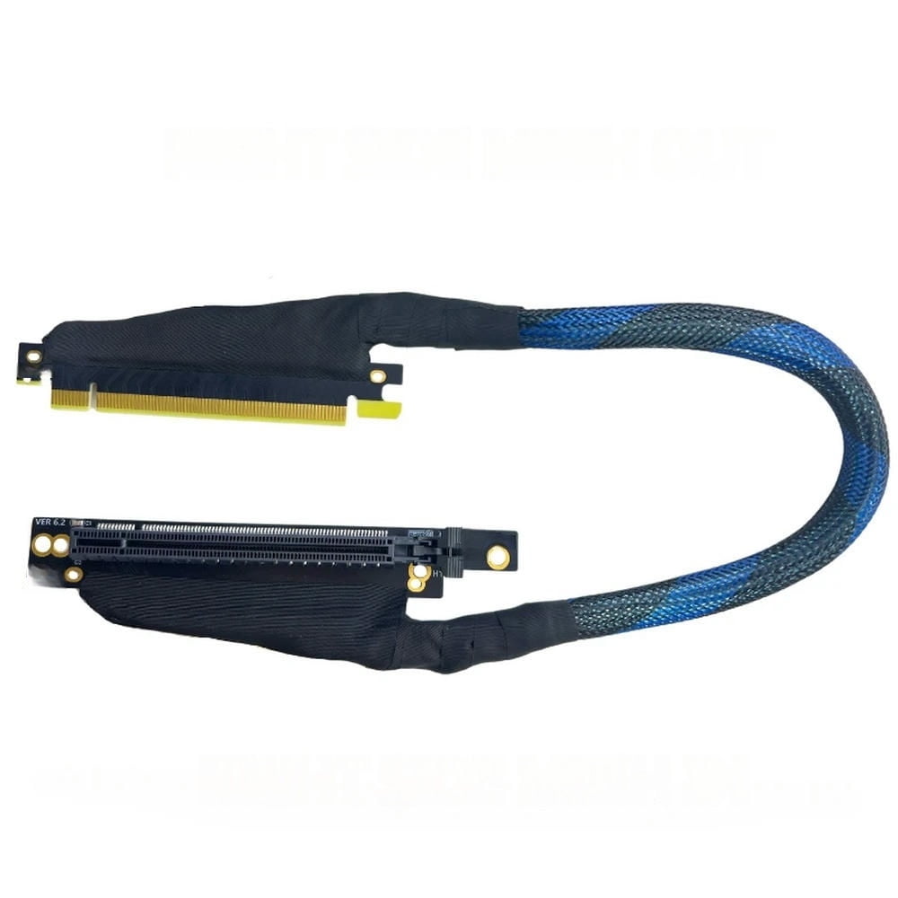 FOR PCIE 4.0 X16 Graphics Card Extension Cable 270 Degree connector ...