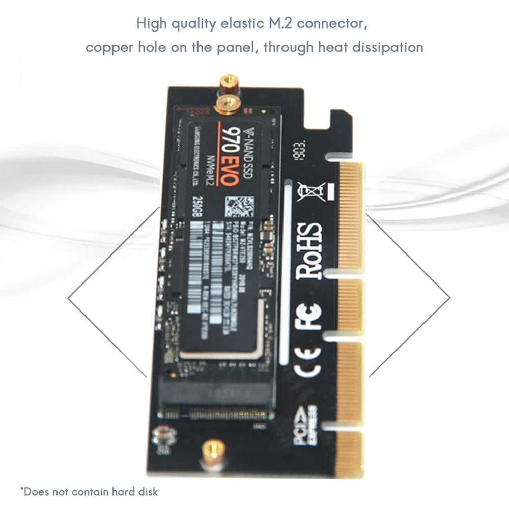 FOR PCIE NVME M.2 M Key To PCIE 4X 8X 16X Adapter Expansion Card ...