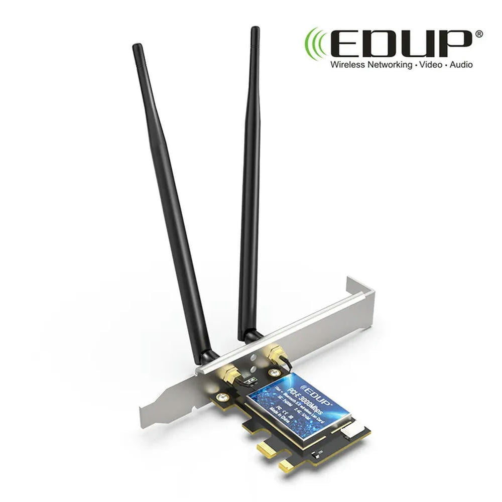 FOR PCIE Network 2 antenna Dual Band 3000Mbps AX200 5.0 PCI-E Wi-Fi ...