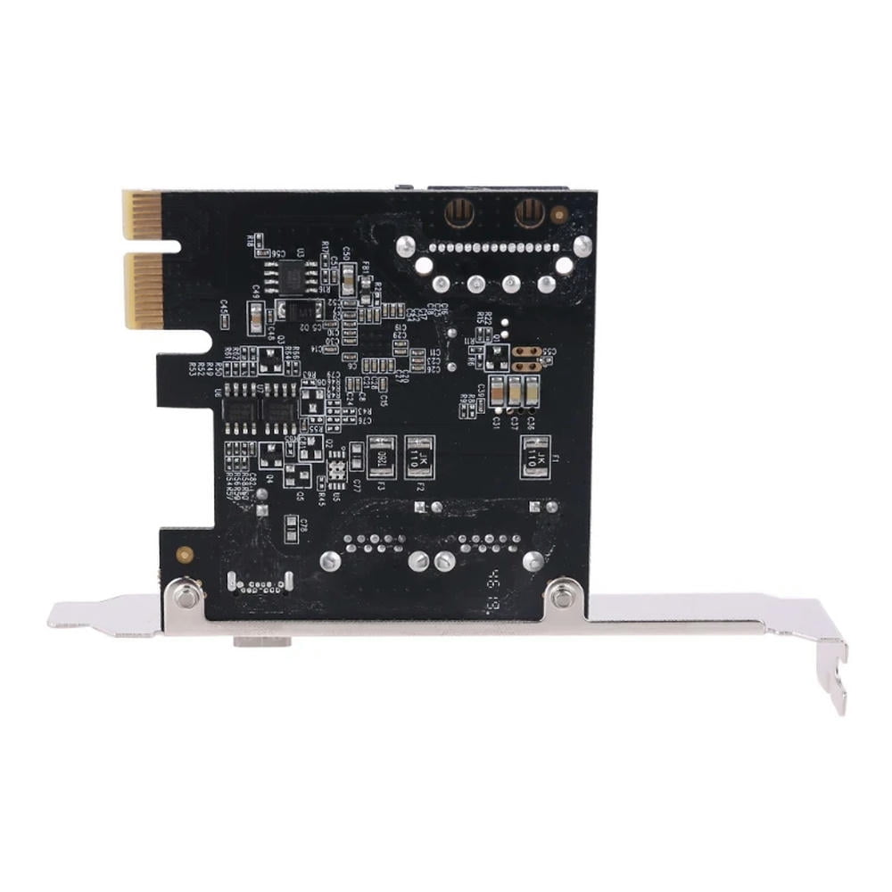 FOR PCIE PCI Express to USB 3.1 Type-C 2 Port USB 3.0 Type-A Riser ...
