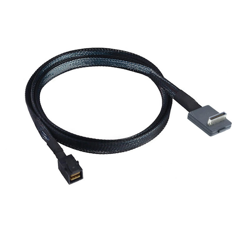 FOR PCIE SFF-8611 4i 42Pin 90 degree to HD MINI SAS SFF-8643 For SSD ...