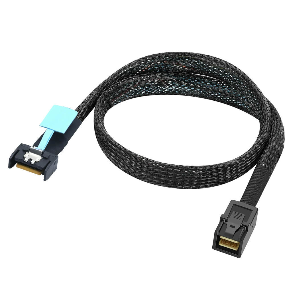 FOR PCIE SFF-8654 4I 4X 38-Pin to SAS HD SFF-8643 Support PCIe Gen5 ...