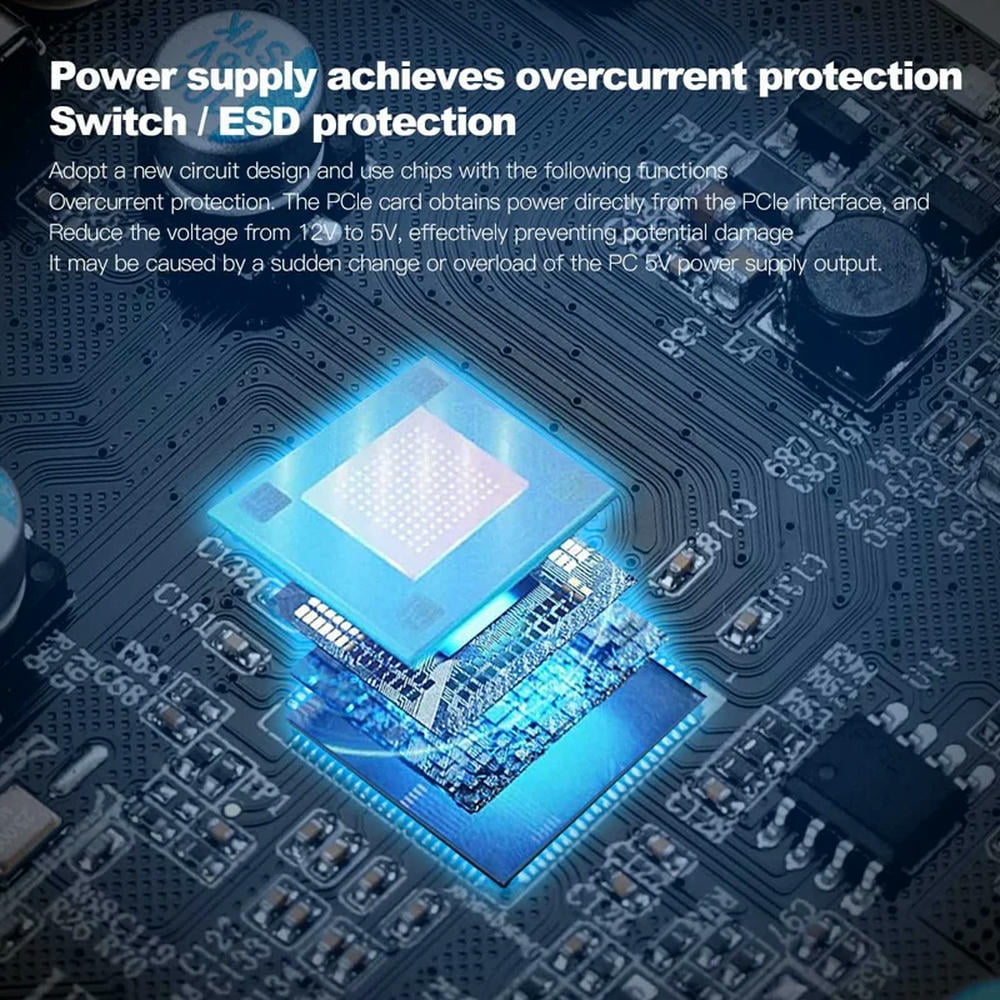 FOR PCIE To Type-C Expansion Card PCIE To USB3.2 Adapter Card USB3.2 ...