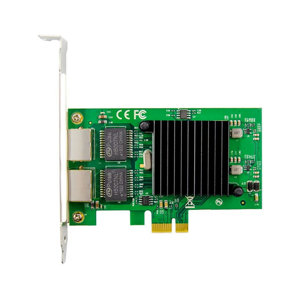 FOR PCIE X1 2 Port 1000M Ethernet Dual Ports RJ45 Lan Network Card ...