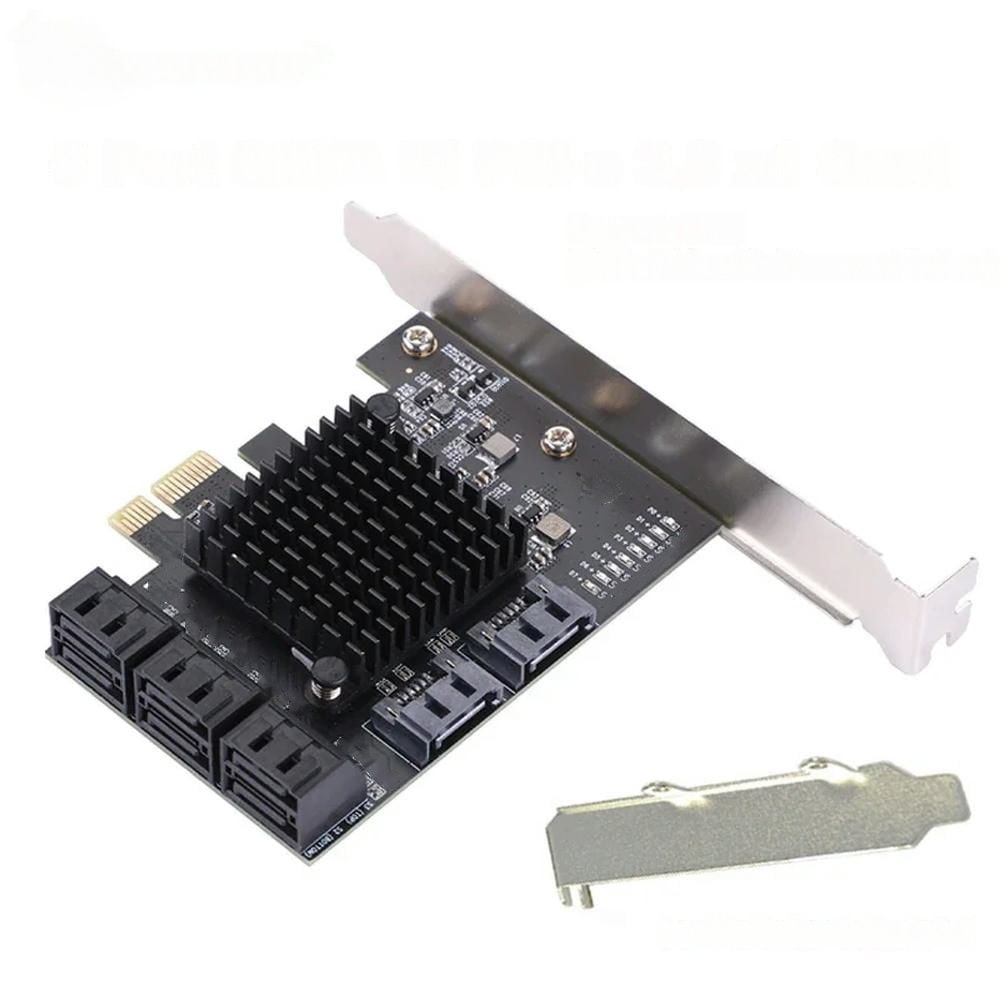 FOR PCIe gen2 x1 to 8 Ports 6G SATA III 3.0 Controller Non Raid ...