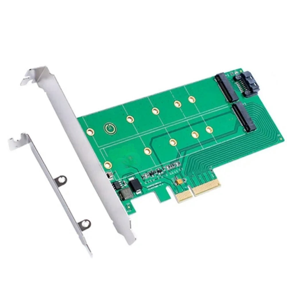 FOR PCIe x 4 to NGFF(PCIe) SSD+SATA to NGFF(SATA)adapter card - Walmart.com
