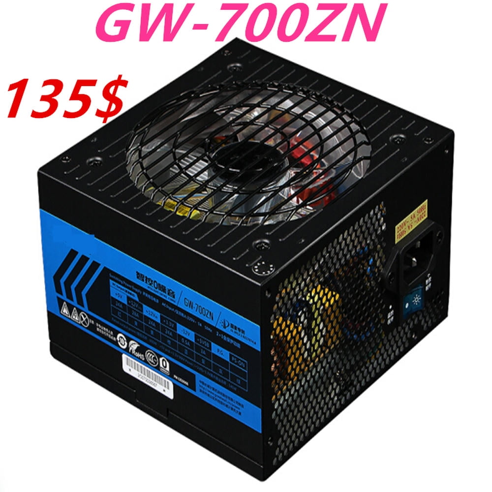 FOR PSU For Brand ligent Control 0 dB Silent Power Supply Rated 500W Peak 600W Power Supply GW ...