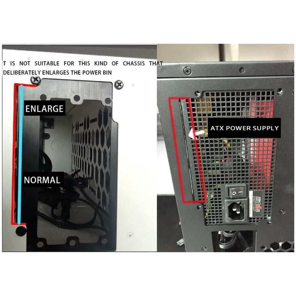 FOR Power Supply Baffle SFX To ATX Power Supply Adapter SFX To ATX PSU ...
