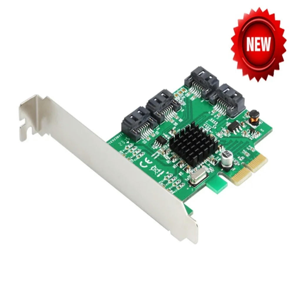 FOR Quad SATA III Port RAID PCI-e X2 Card 4 Ports SATA 6Gbps 3.0 SSD ...