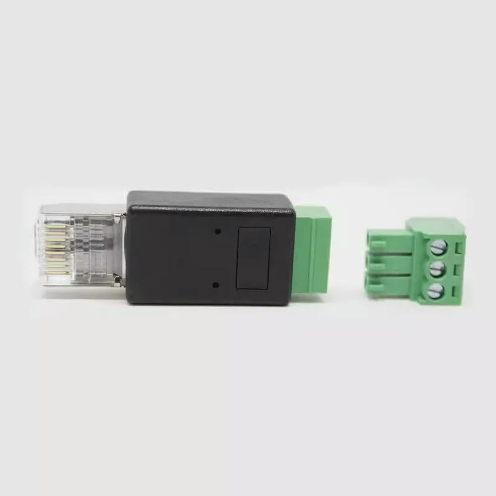 FOR RJ45 TO 2PIN 4PIN Terminal Rs485 Network Adapter RJ45 connector ...