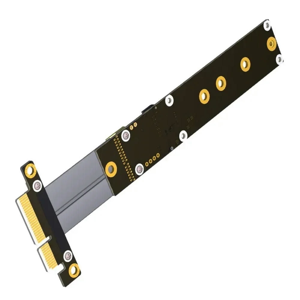 FOR Riser PCIe 4x Extension Cable M2 M.2 NVMe SSD to PCIe x4 adapter ...