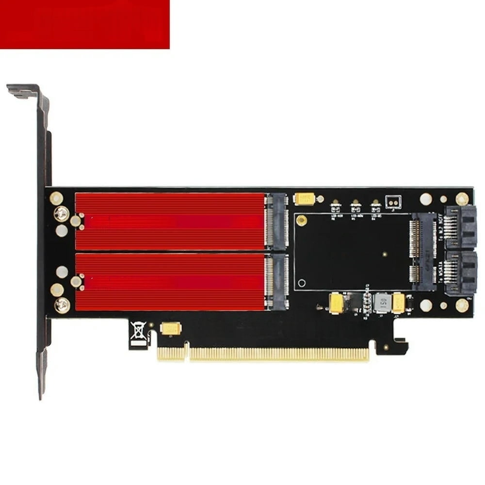 FOR SK16-PRO NVME NGFF Adapter x16 PCI-E3 Full Speed M.2 2280 aluminum ...