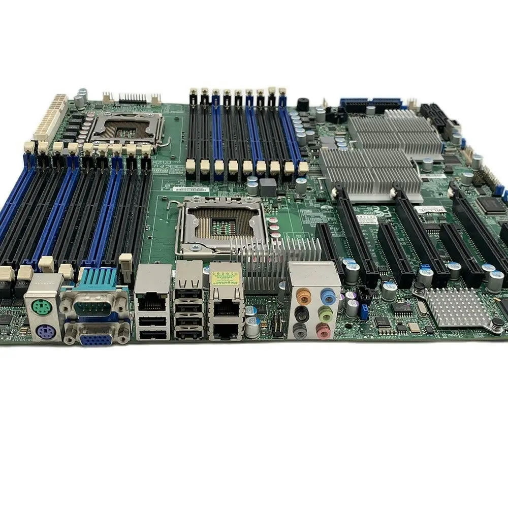 FOR Server Motherboard For X8DAH+-F Two Way X58 LGA 1366 Stand By X5650 ...