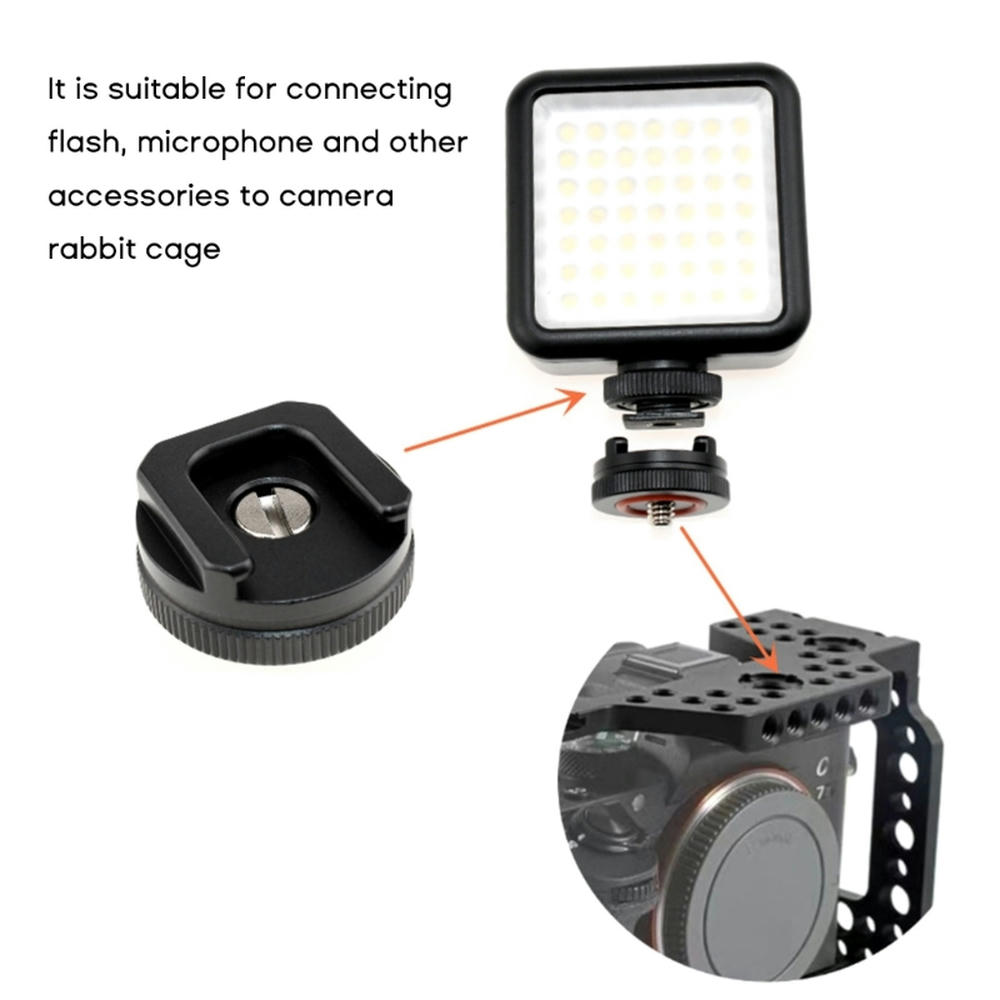 FOR Solid Camera Hot Shoe Mount to 1/4