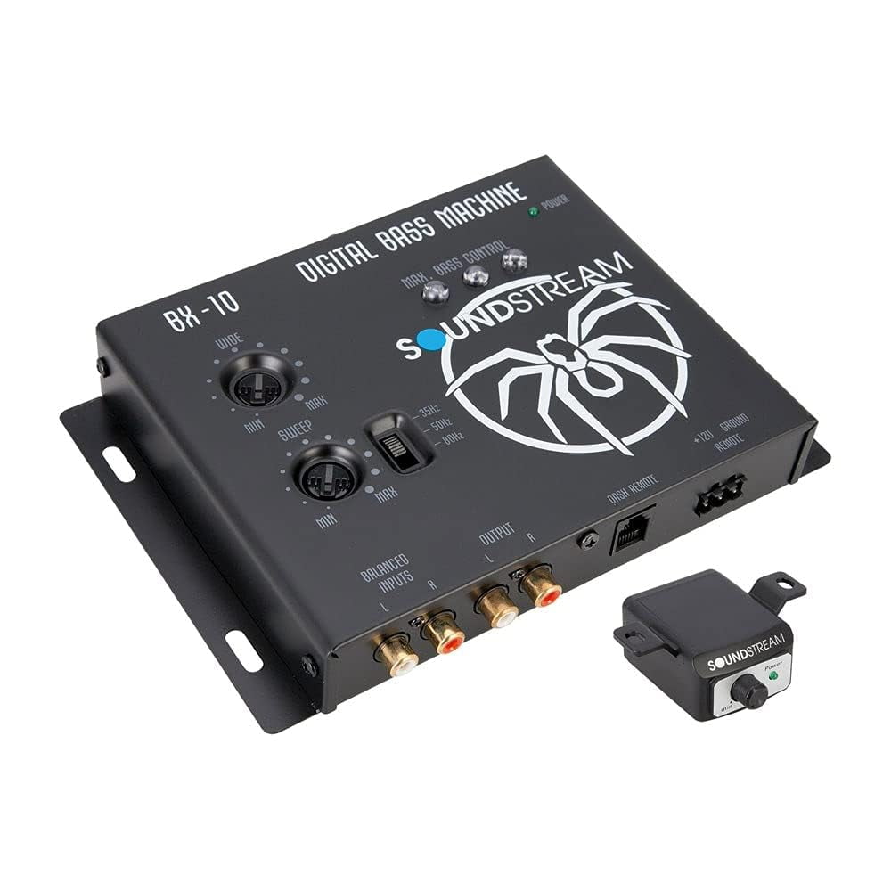 FOR Soundstream BX-10 Digital Bass Processor with Remote + 1.5ft RCA ...