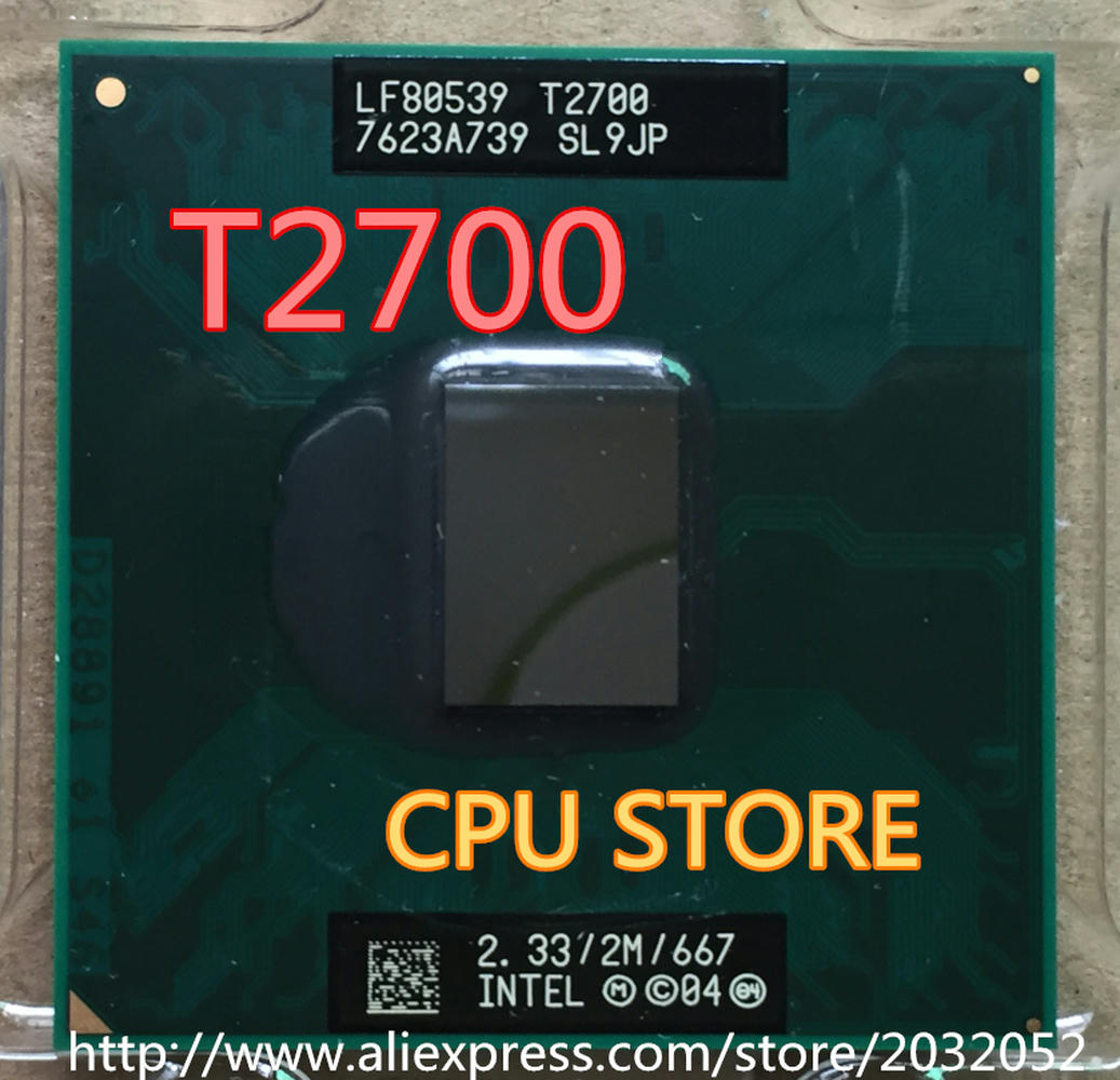 FOR T2700 Dual 2.33GHz 3M 667MHz BGA479 works on chipset 945 - Walmart.com