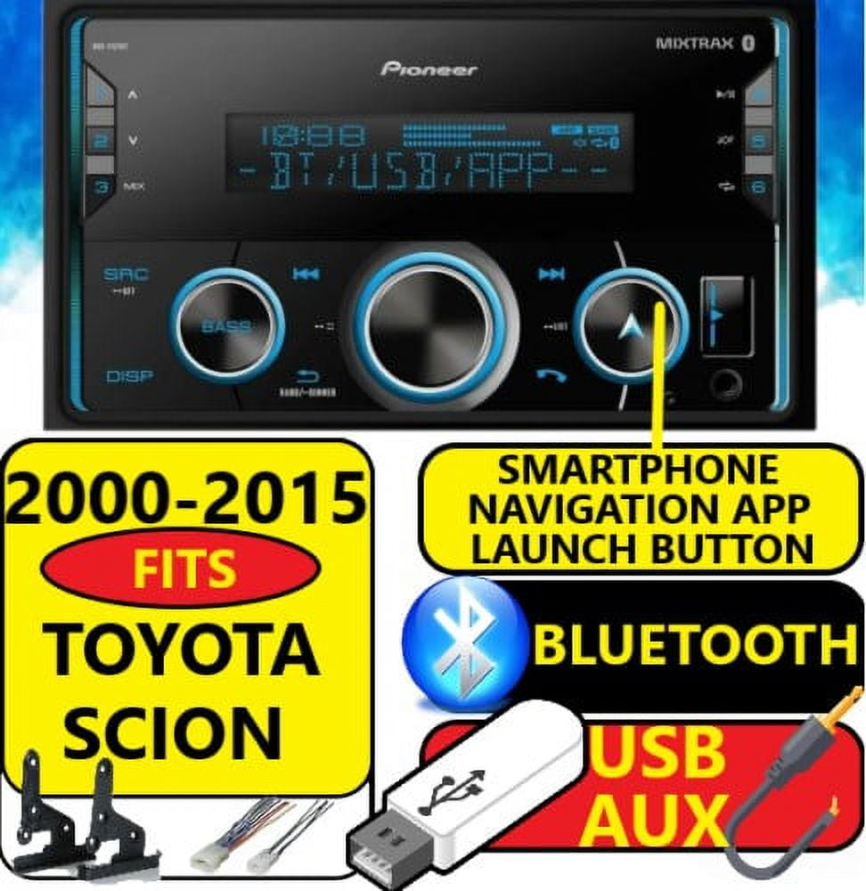 FOR TOYOTA SCION CD Bluetooth USB Radio Stereo Installation Double Din ...